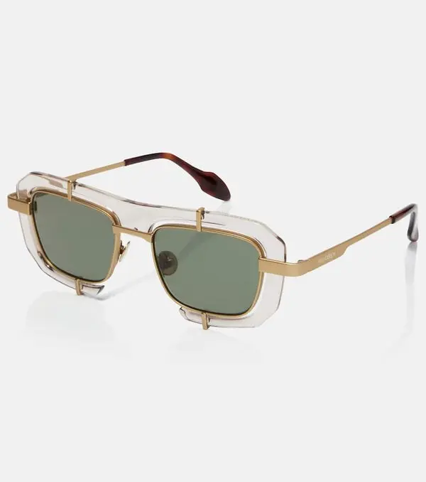 JW Anderson Rectangular Frame Sunglasses - Transparent