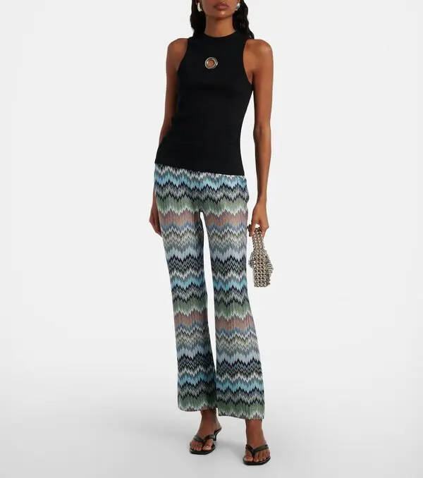 Missoni Zigzag Straight Pants