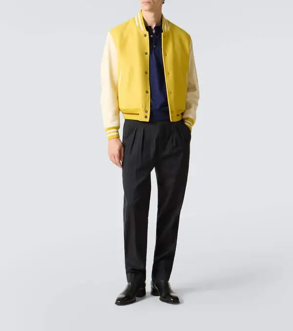 TOM FORD Cotton Polo Sweater - Blue