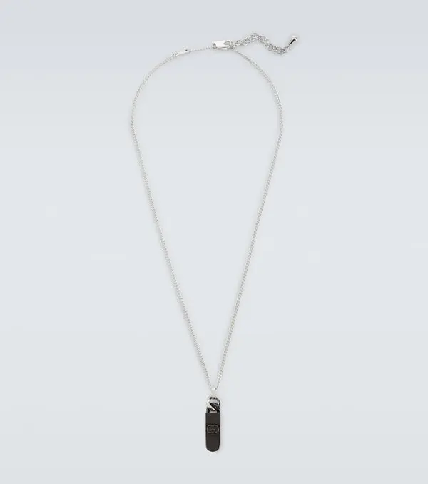 Gucci Interlocking G Sterling Pendant Necklace - Silver