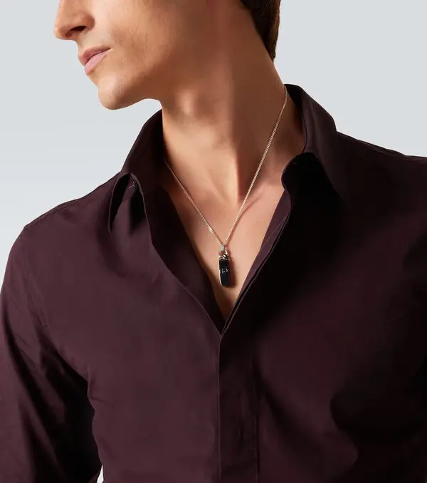 Gucci Interlocking G Sterling Pendant Necklace