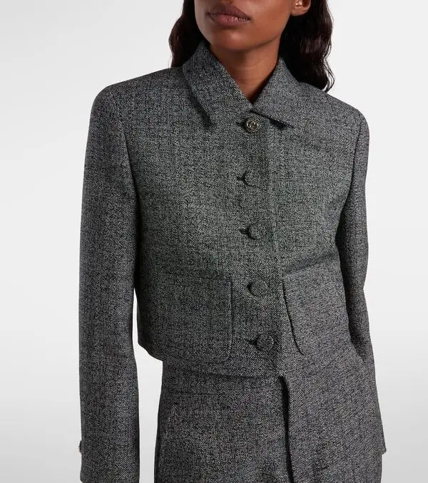 Gucci Cropped Wool Jacket