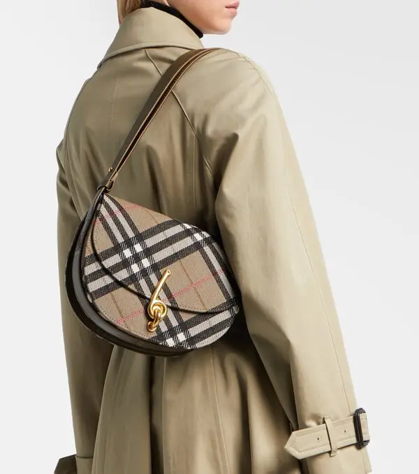 Burberry Bridle Check Crossbody Bag