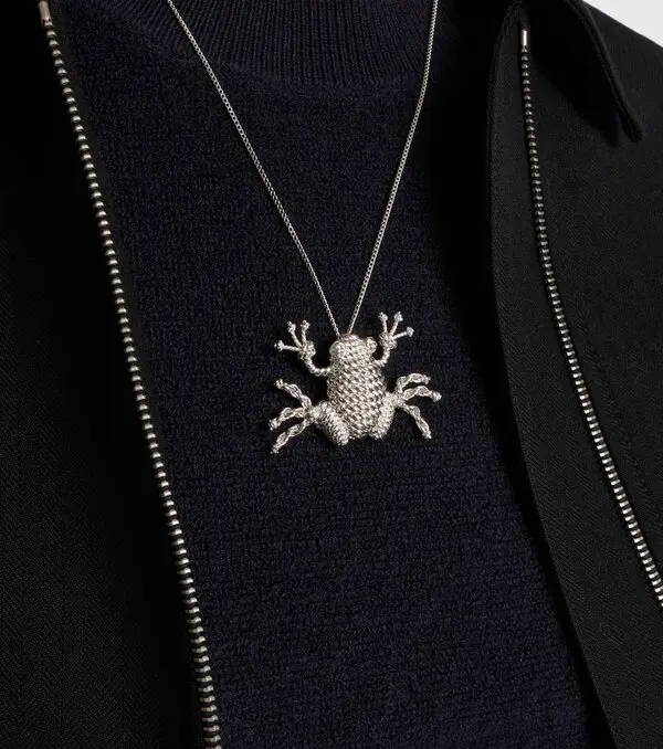 Loewe Frog Pendant Necklace
