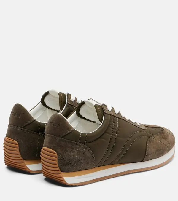 TOTEME Suede-trimmed Sneakers