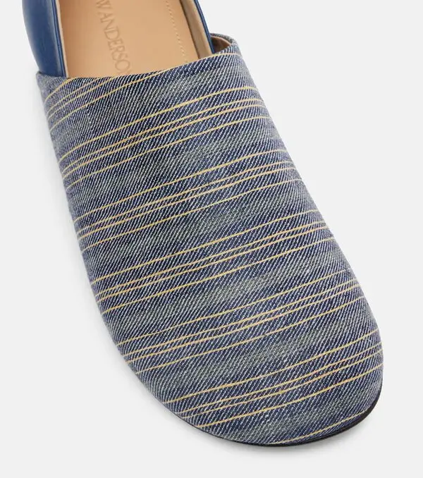 JW Anderson Slip-on Shoes With Leather Trim - Blue