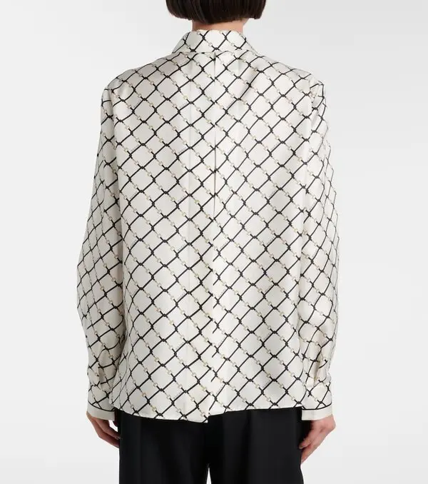 Gucci Horsebit Silk Twill Shirt