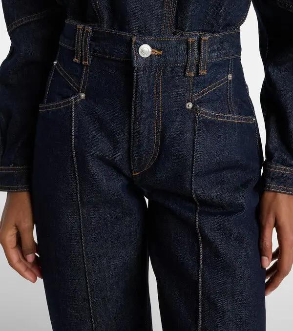 Isabel Marant Étoile Drolane High-rise Straight Jeans