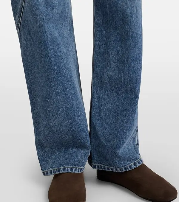 JW Anderson Twisted Embroidered Straight Jeans