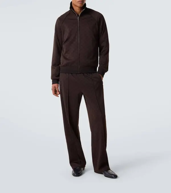Gucci Gg Jacquard Track Jacket
