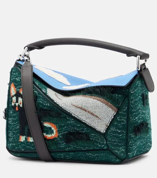 Loewe X Louis Wain Puzzle Top-handle Bag - Multicoloured