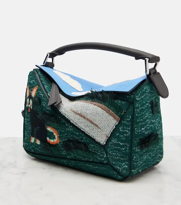 Loewe X Louis Wain Puzzle Top-handle Bag - Multicoloured