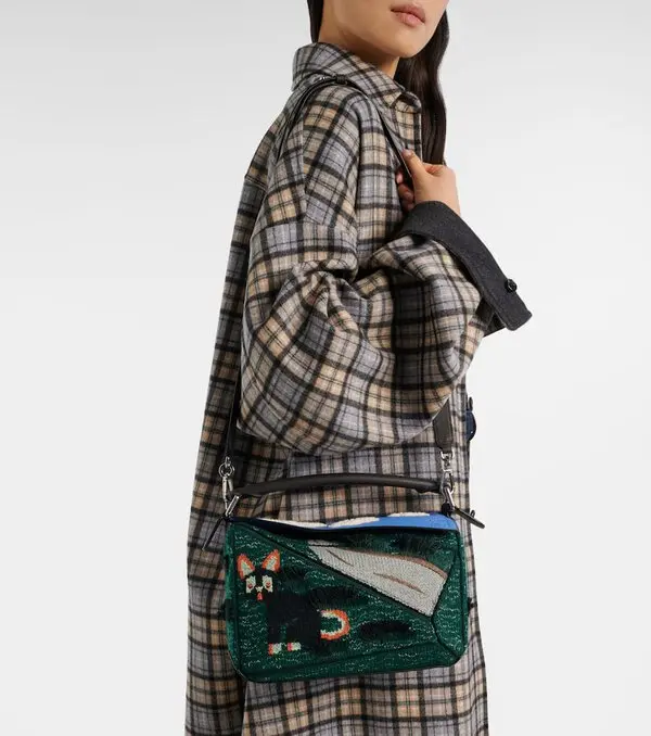 Loewe X Louis Wain Puzzle Top-handle Bag - Multicoloured