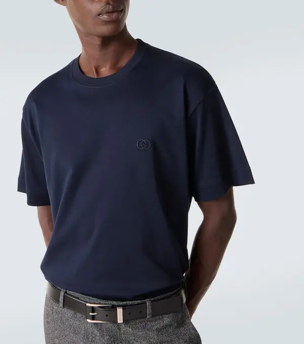 Gucci Interlocking G Cotton Jersey T-shirt