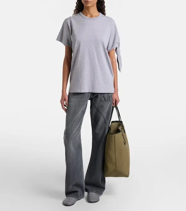 JW Anderson Cotton Jersey T-shirt - Grey