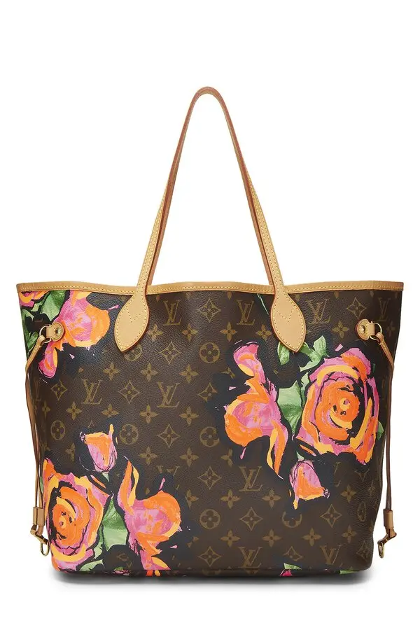 LOUIS VUITTON Stephen Sprouse X Monogram Roses Tote - Brown