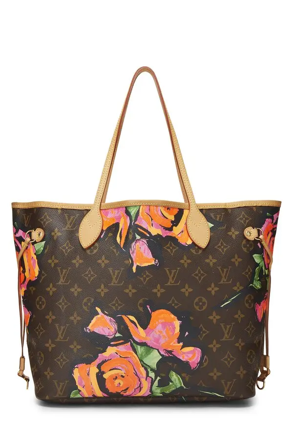 LOUIS VUITTON Stephen Sprouse X Monogram Roses Tote - Brown