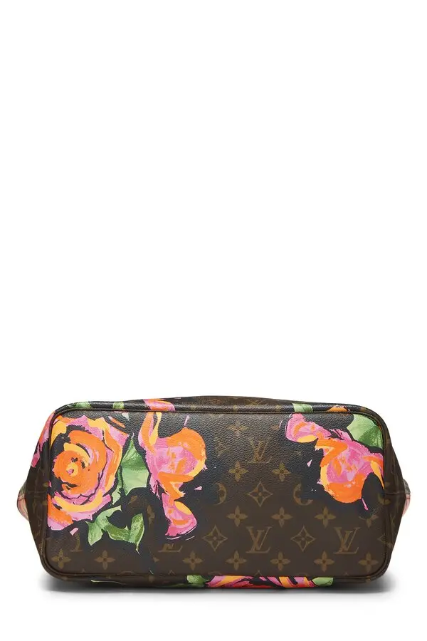 LOUIS VUITTON Stephen Sprouse X Monogram Roses Tote - Brown