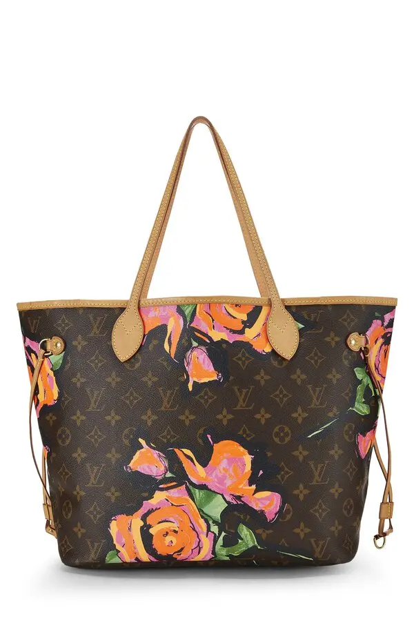 LOUIS VUITTON Stephen Sprouse X Monogram Roses Tote - Brown