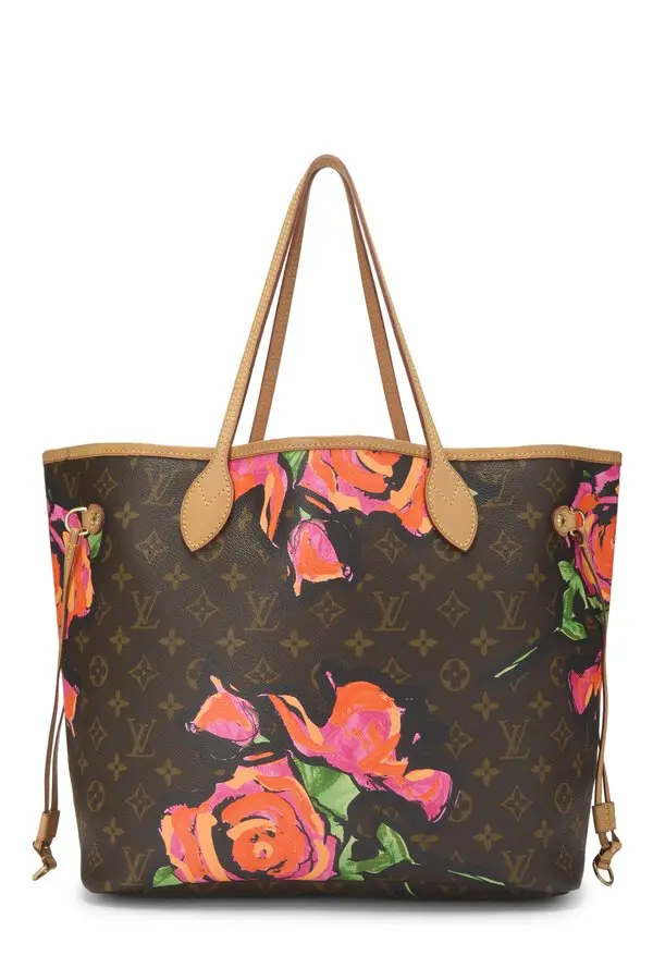 LOUIS VUITTON Stephen Sprouse X Monogram Roses Tote - Brown