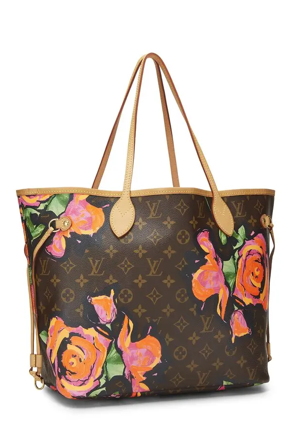 LOUIS VUITTON Stephen Sprouse X Monogram Roses Tote - Brown