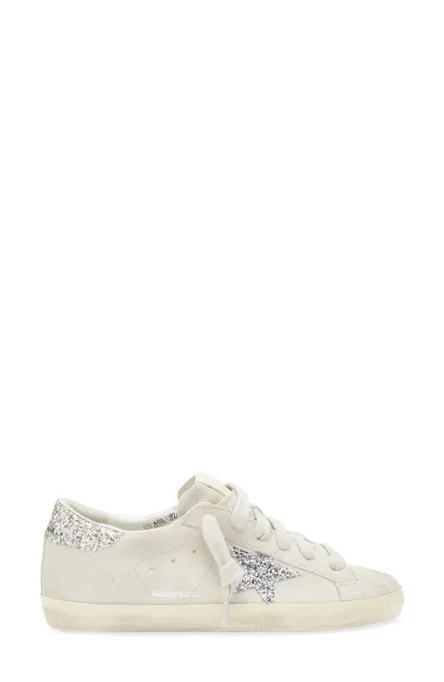 GOLDEN GOOSE Super-star Low-top Sneaker - Beige/silver/platinum
