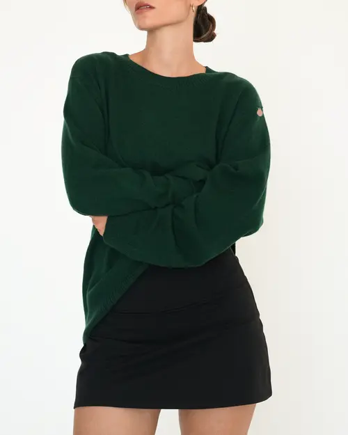 REBODY Beau Oversized Crewneck Cashmere Sweater