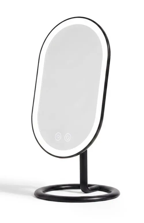 FANCII Vera Lighted Vanity Mirror - Black
