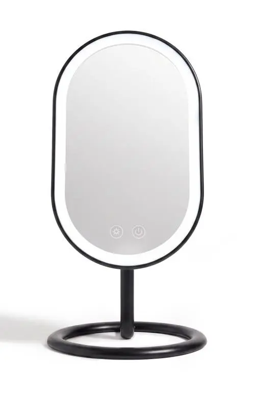 FANCII Vera Lighted Vanity Mirror - Black