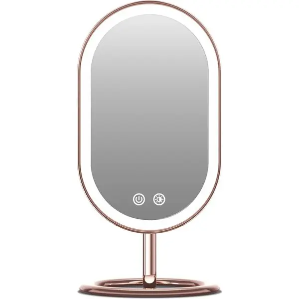 FANCII Vera Lighted Vanity Mirror - Rose Gold