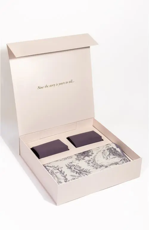 BOND & GRACE The Heroines Table Linens Set - Plum