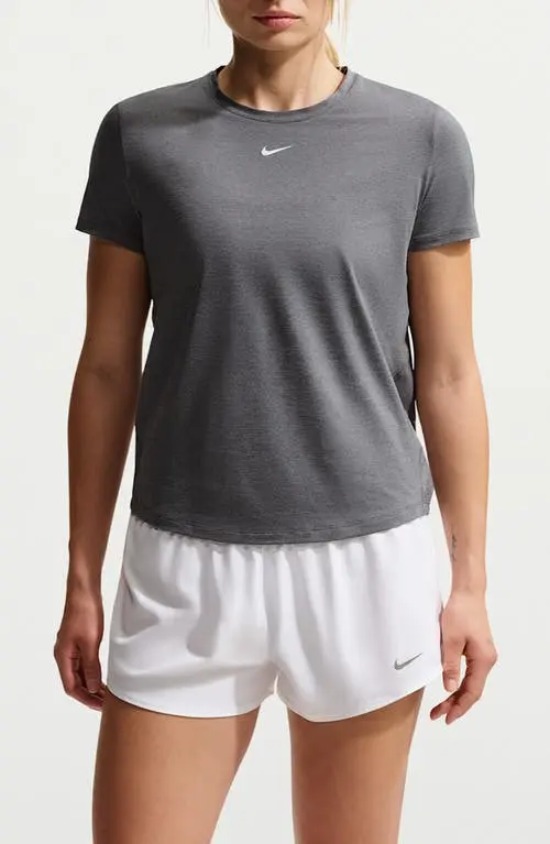Nike Classic Dri-fit Training Top - 086 Smoke Grey/heather/white