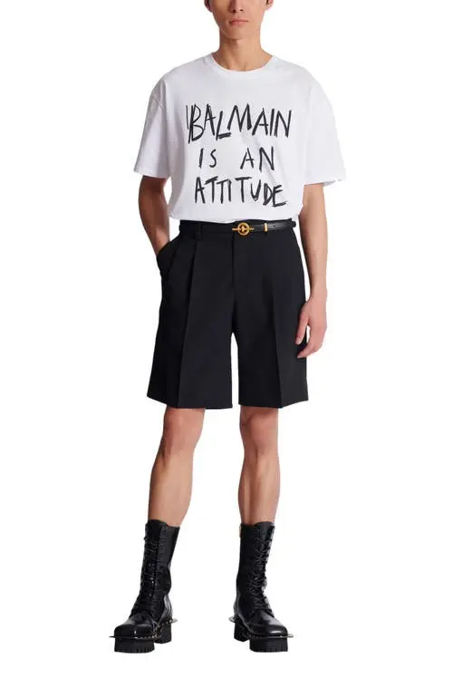Balmain Coton Printed T-shirt