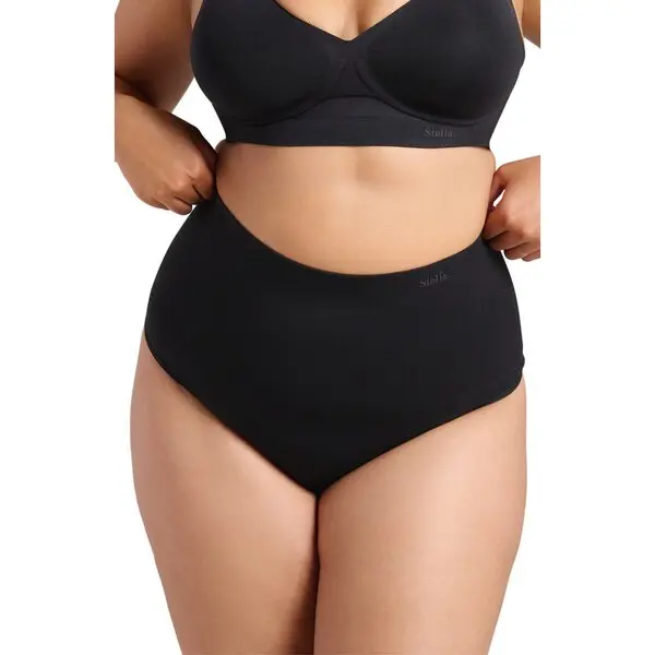 SIELLA Sculpt High Waist Shaping Thong - Black