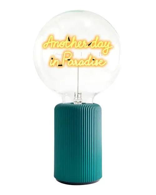 MITB Another Day In Paradise Portable Table Lamp - Emerald