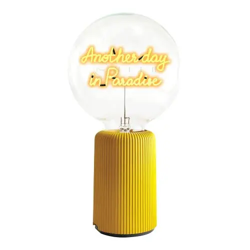 MITB Another Day In Paradise Portable Table Lamp - Yellow
