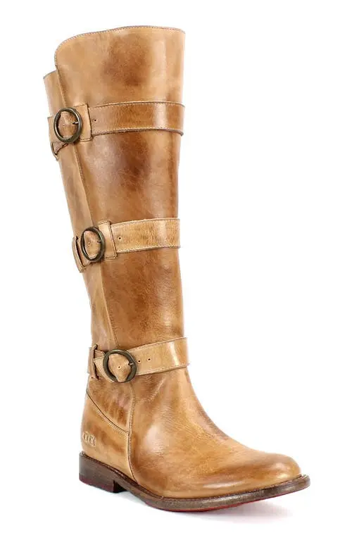 Bed Stu Kitty Engineer Boot - Tan Rustic