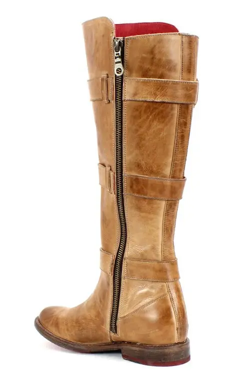 Bed Stu Kitty Engineer Boot - Tan Rustic