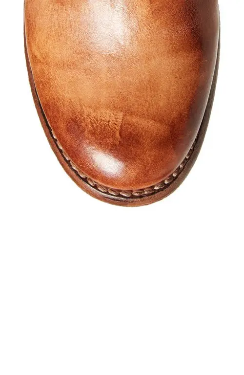 Bed Stu Glam Tall Buckled Leather Boots - Tan Rustic