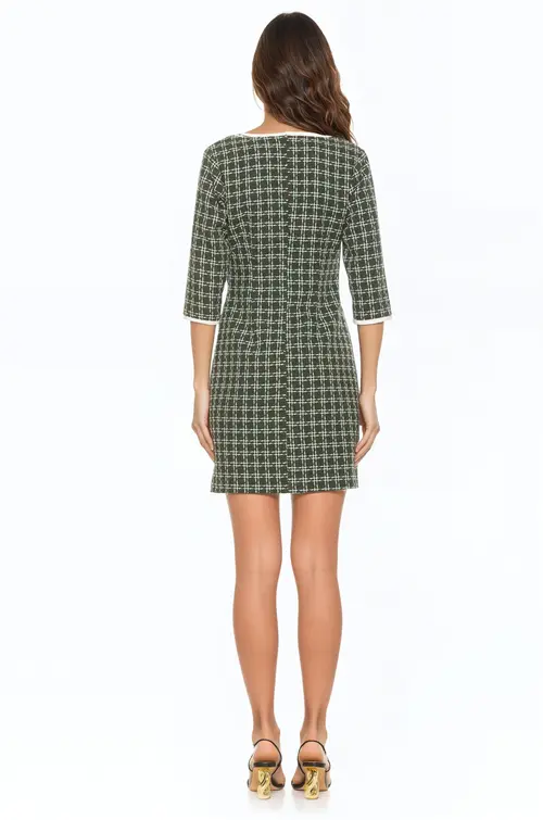 ALEXIA ADMOR Orla Tweed Mini Dress
