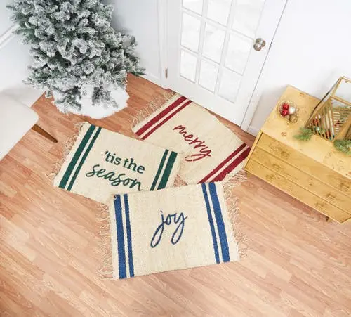 Carol & Frank Tis The Season Jute Rug