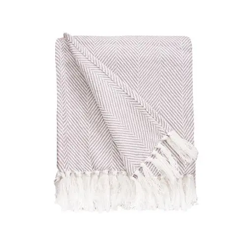 ELISABETH YORK 50" X 60" Tabor Throw Collection - Grey