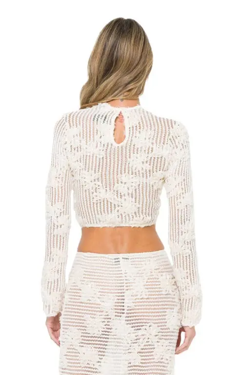 JBQ Agustina Lace Crop Top