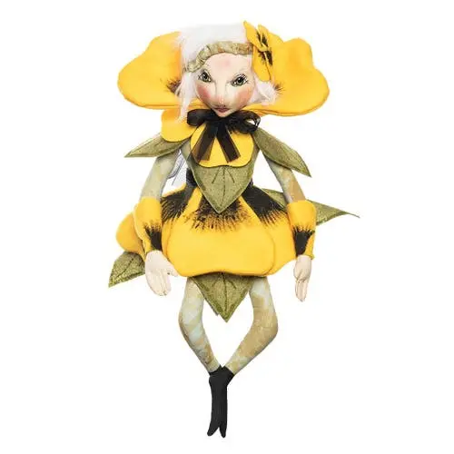 GALLERIE II Paulina Pansy Decorative Figurine - Yellow
