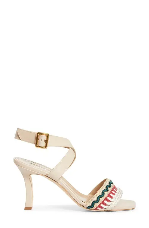 Manolo Blahnik Mabeco Ankle-strap Sandal