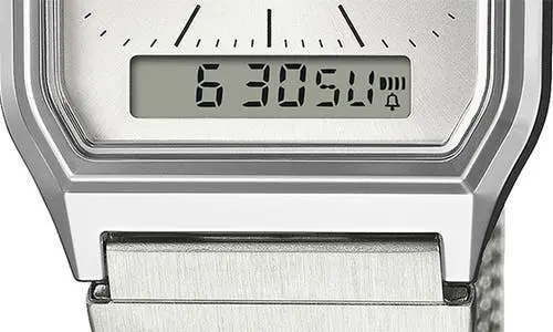 Casio Vintage Analog/digital Bracelet Watch - Silver