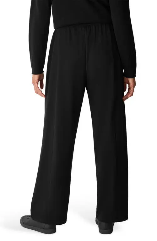 Eileen Fisher Pleated Straight Leg Ankle Pants
