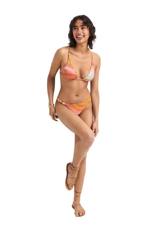 Vitamin A® Terra Beaded Triangle Bikini Top - Terra Forms