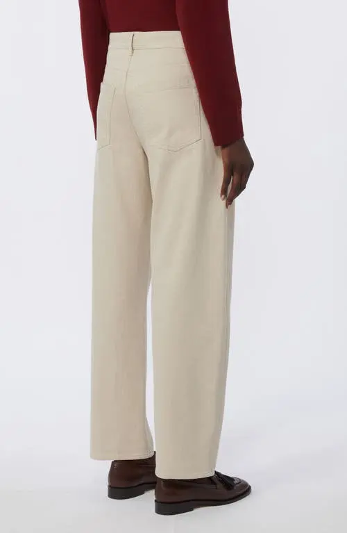 Max Mara Emily Wool Twill Five-pocket Pants - Natural