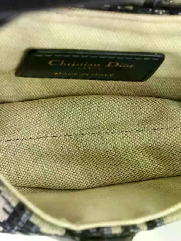 Dior Saddle Handbag Oblique Canvas Mini Shoulder Bag